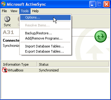 Pocket VirtualBoss Deinstall Instructions
