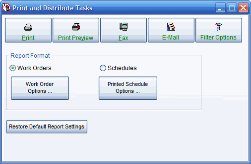 Print and Distribute Tasks, creating work orders for the whole job, or ...